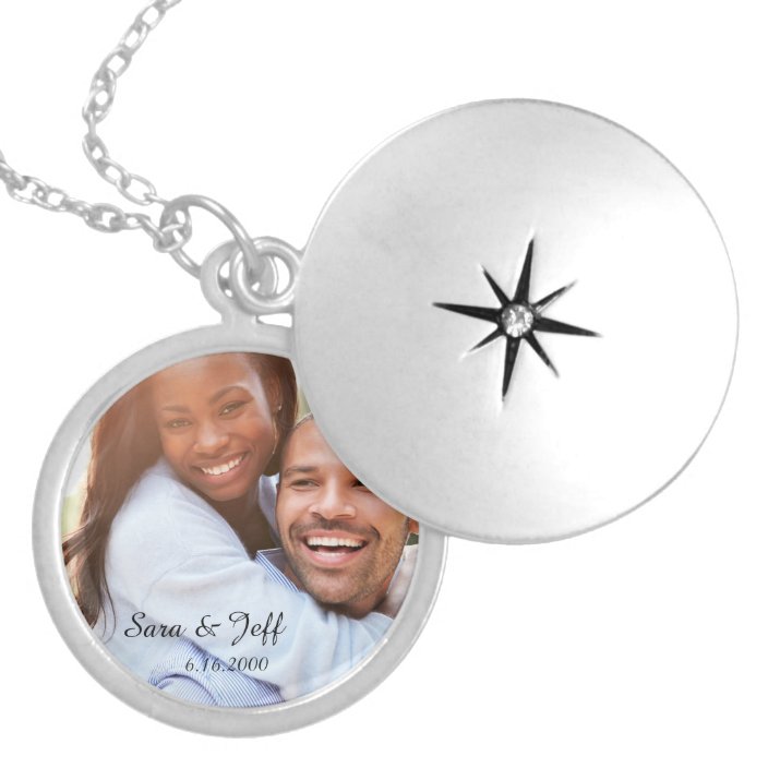 Personalized Photo Keepsake Locket Necklace | Zazzle