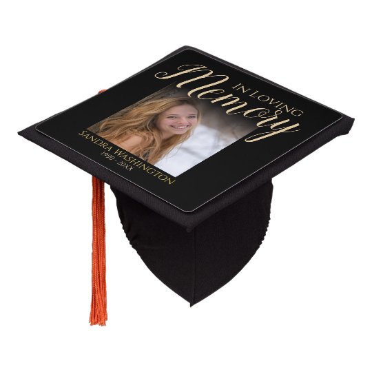 Personalized Photo Memorial Graduation Cap Topper | Zazzle.com