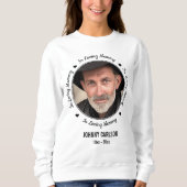 Personalized Photo Memorial In Loving Memory Sweatshirt | Zazzle