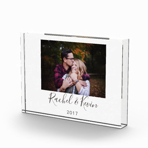Personalized Photo & Message Acrylic Keepsake Acrylic Award | Zazzle