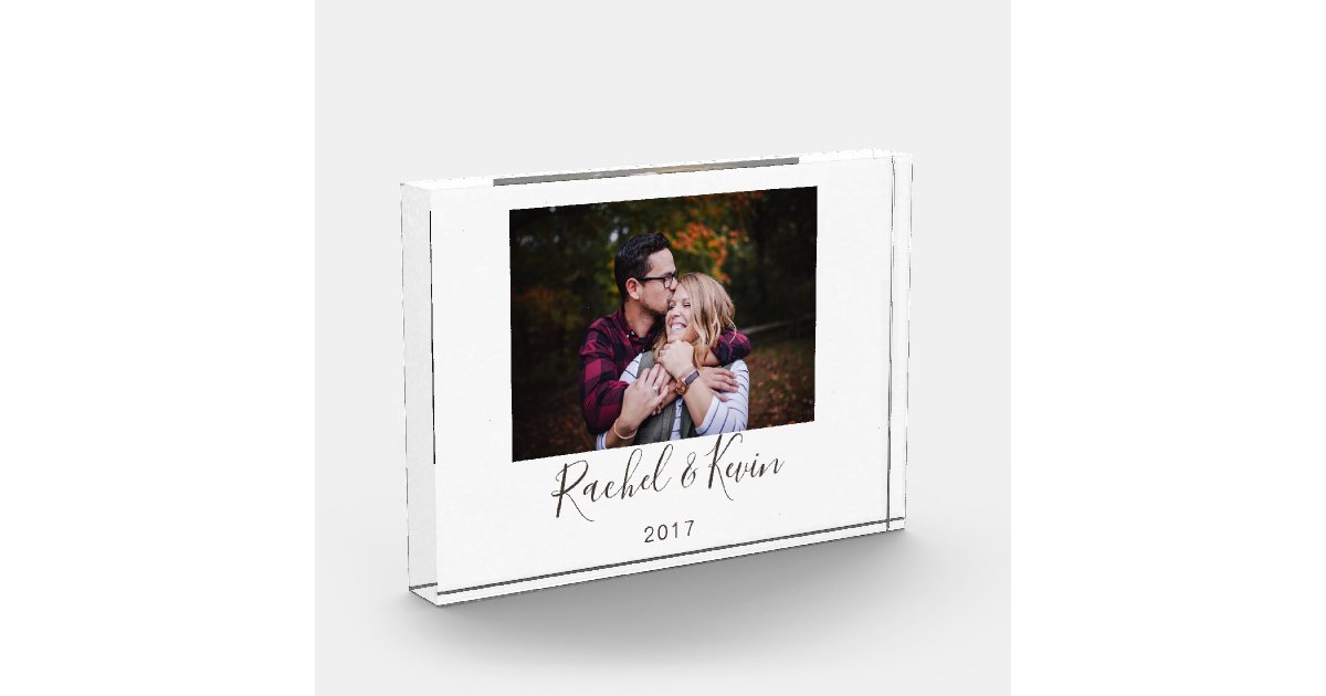 Personalized Photo & Message Acrylic Keepsake Acrylic Award | Zazzle