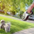 Personalized Photo Name Address Retractable Pet Leash | Zazzle
