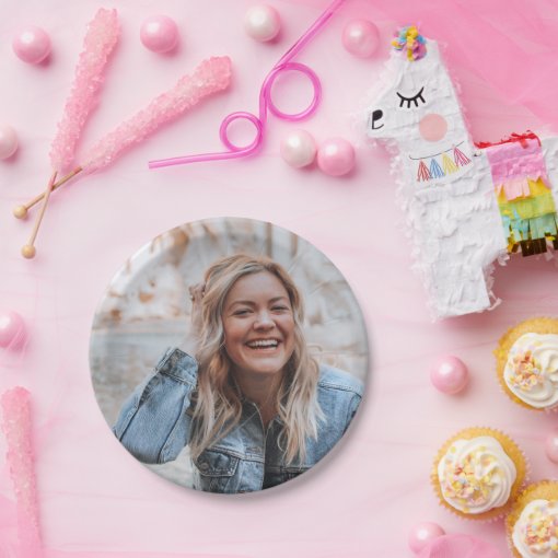 Personalized Photo Paper Plates | Zazzle