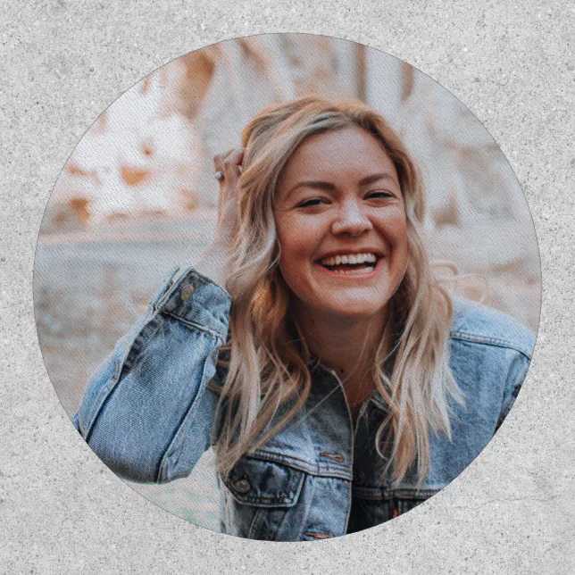 Personalized Photo Patch | Zazzle