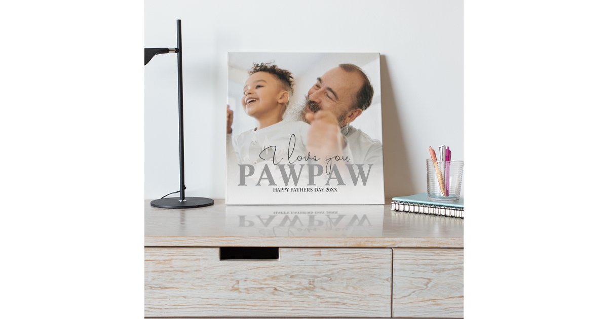 Personalized Photo Pawpaw Plaque | Zazzle