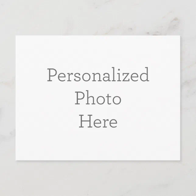 Personalized Photo Postcard | Zazzle