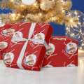 Personalized Photo Red Wrapping Paper | Zazzle