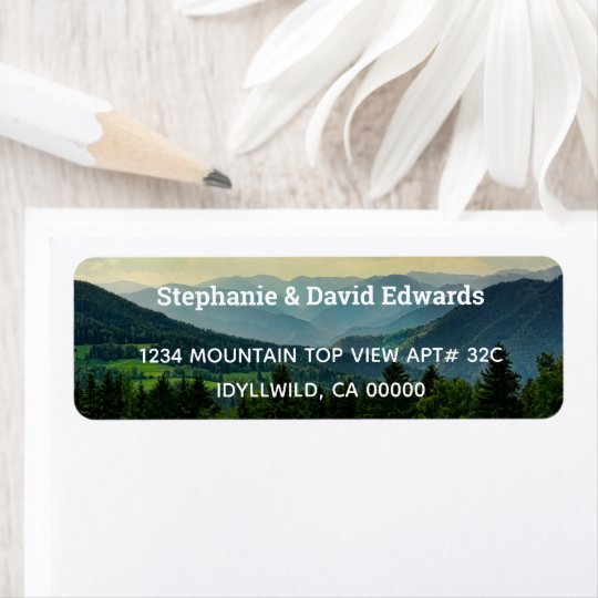 Personalized Photo Return Address Label | Zazzle.com