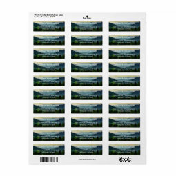Personalized Photo Return Address Label | Zazzle