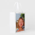 Personalized photo reusable bag. Make your own! Grocery Bag | Zazzle