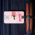 Personalized Photo Scannable QR Code Double Sided Luggage Tag | Zazzle