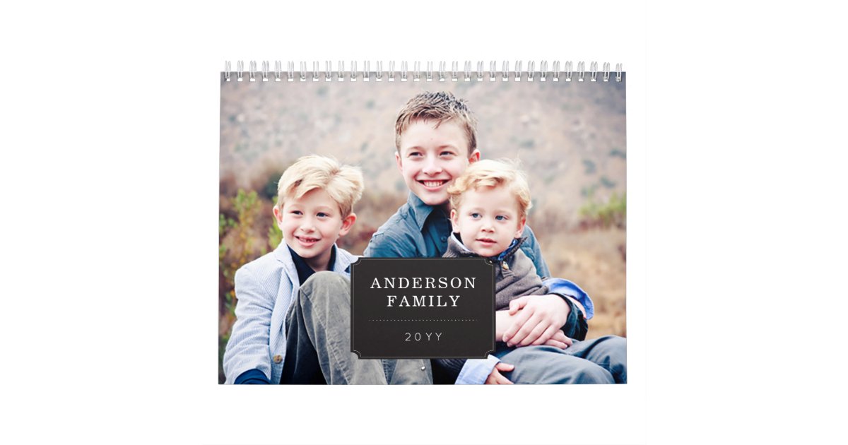 Personalized Photo Seasonal Calendar | Zazzle