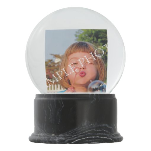 Personalized photo snow globe. Make your own! Snow Globe | Zazzle