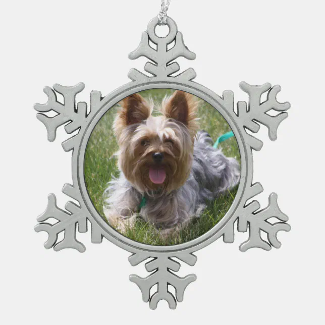 Personalized Photo Snowflake Ornament | Zazzle