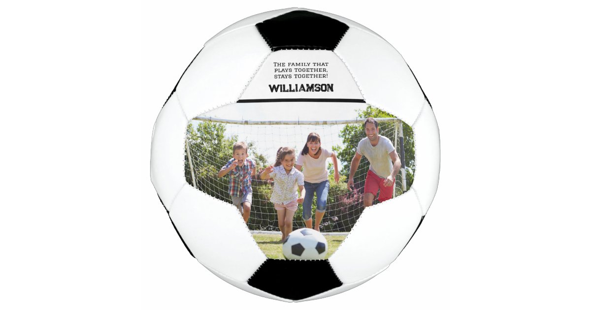 Personalized Photo Soccer Ball | Zazzle
