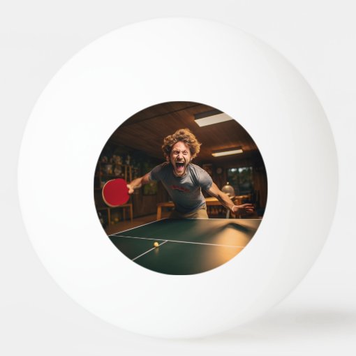 Personalized Photo Sport Gamer Ping Pong Ball | Zazzle