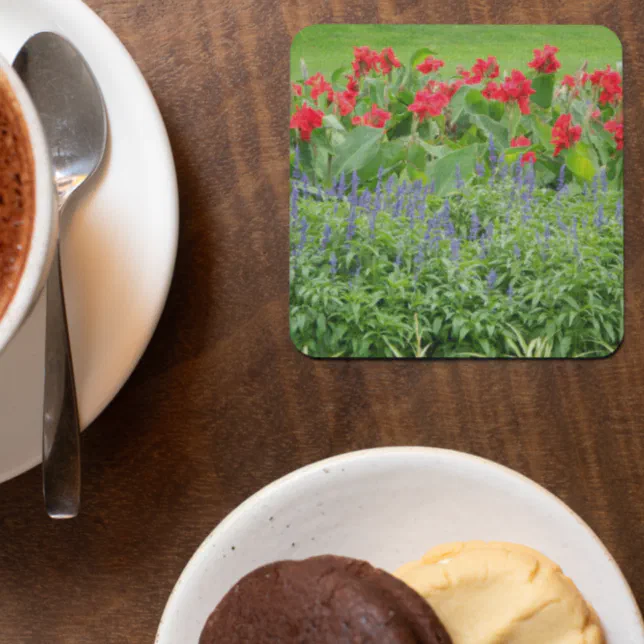 Personalized Photo Square Paper Coaster | Zazzle