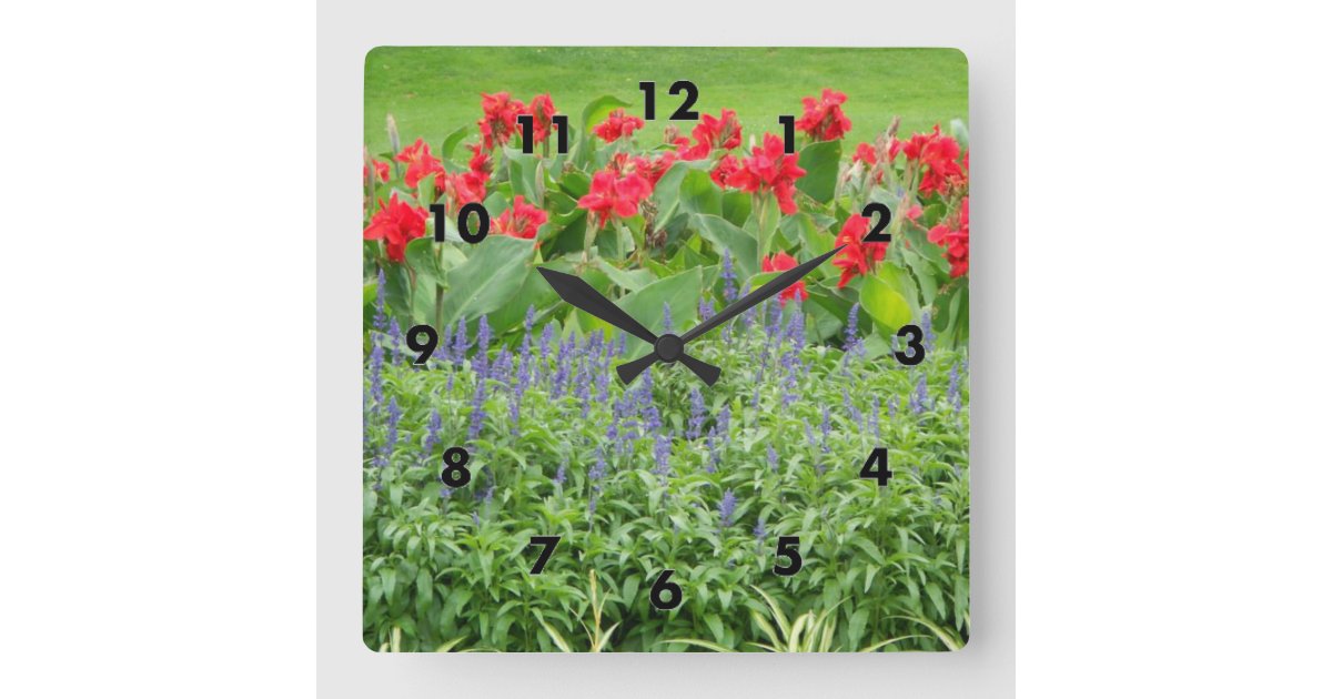 Personalized Photo Square Wall Clock | Zazzle