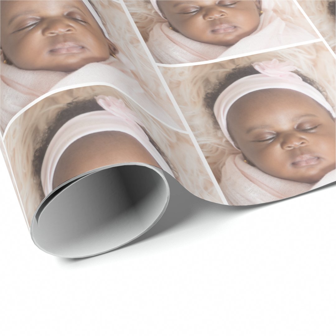 Personalized Photo Upload Design Your Own Picture Wrapping Paper | Zazzle
