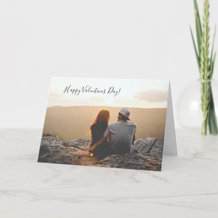 Personalized Photo Valentines Day Card | Zazzle
