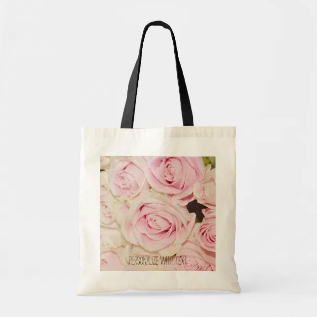 Personalized Photo with Text Tote Bag | Zazzle