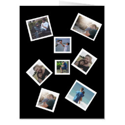 Personalized Photos Happy Birthday Jumbo Card | Zazzle