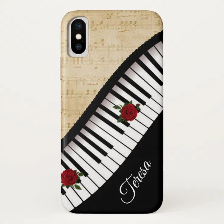 Personalized Piano Keys Cell Phone Case | Zazzle