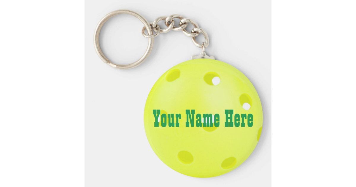 Personalized Pickleball Keychain | Zazzle.com