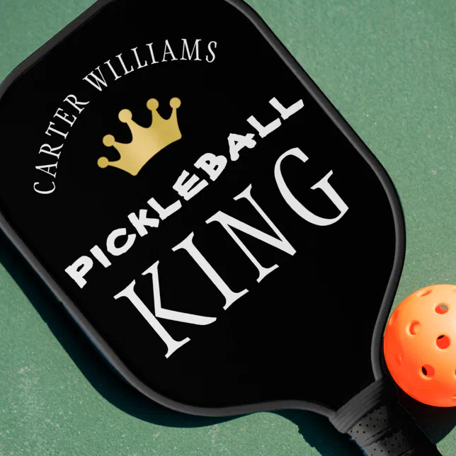 Personalized Pickleball KING Custom Color Pickleball Paddle | Zazzle