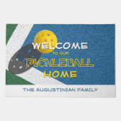 Personalized PICKLEBALL Welcome Doormat | Zazzle