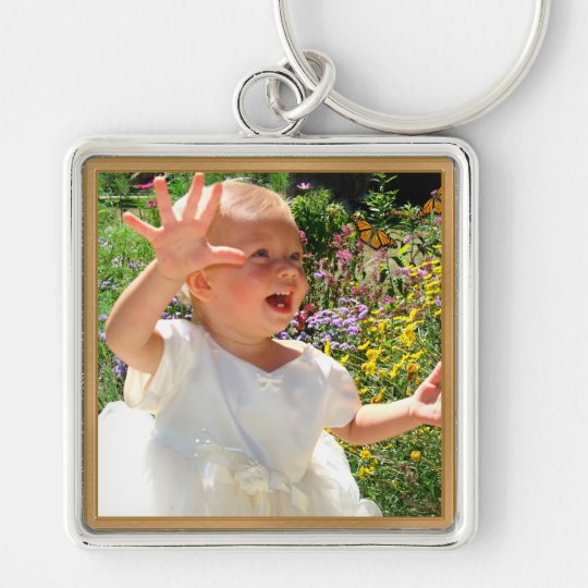 Personalized Picture Keychains with YOUR PHOTO | Zazzle.com