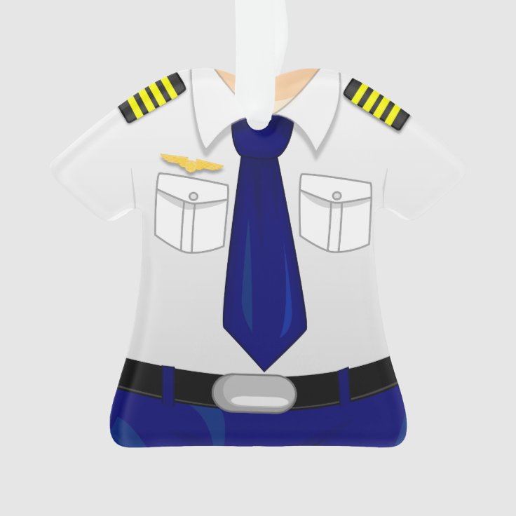 Personalized Pilot Copilot Christmas Ornament | Zazzle