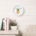 Personalized Pineapple Clock | Zazzle