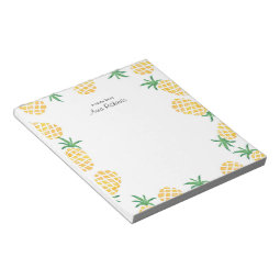 Personalized Pineapple Notepad | Zazzle