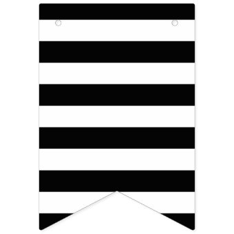 Personalized Pink and Black Marketing Bunting Flag | Zazzle