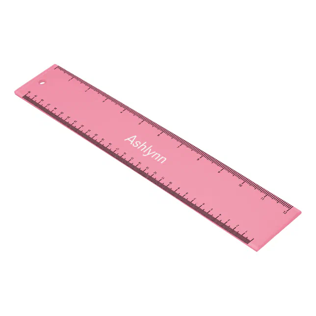 Personalized Pink Ruler | Zazzle