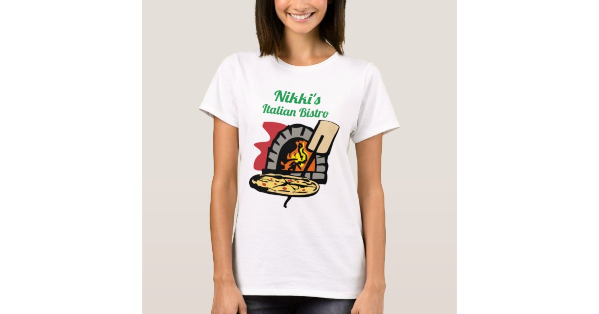 Personalized Pizza Oven T-Shirt | Zazzle