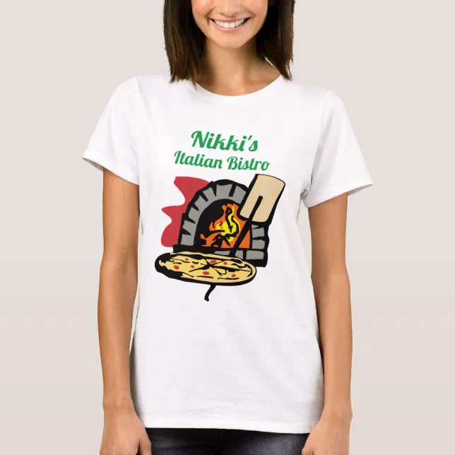 Personalized Pizza Oven T-Shirt | Zazzle