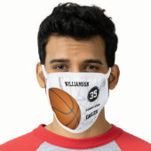 personalized player name team name basketball face mask | Zazzle
