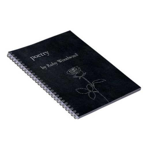 Personalized poetry notebook | Zazzle