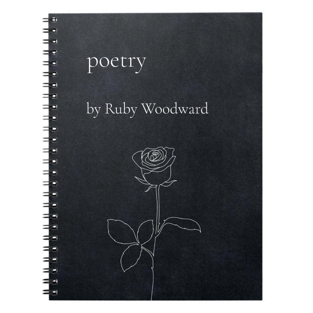 Personalized poetry notebook | Zazzle