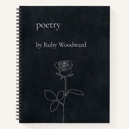 Personalized poetry notebook | Zazzle.com