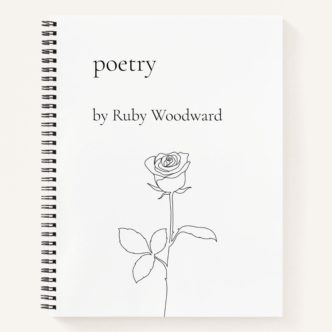 Personalized poetry notebook | Zazzle