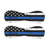 Personalized Police Flag Thin Blue Line Baseball | Zazzle