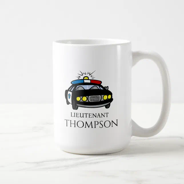 Personalized Police Lieutenant Coffee Mug | Zazzle