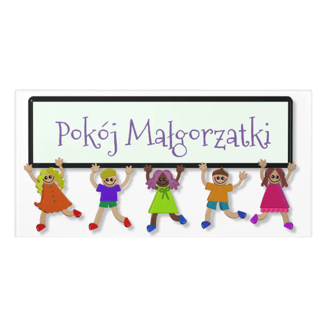 Personalized Polish door sign | Zazzle
