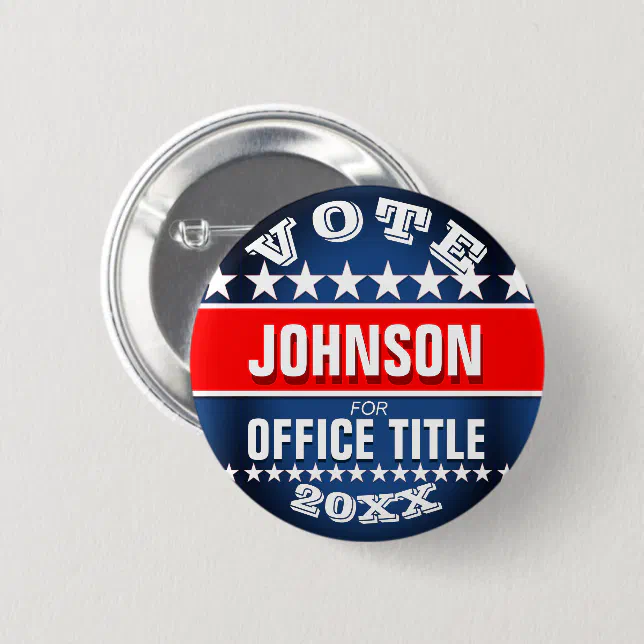 Personalized Political Button | Zazzle