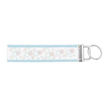 Personalized Polka Dot Wrist Keychain | Zazzle