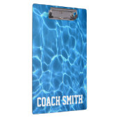 Personalized Pool Photo Swimming or Diving Coach Clipboard | Zazzle