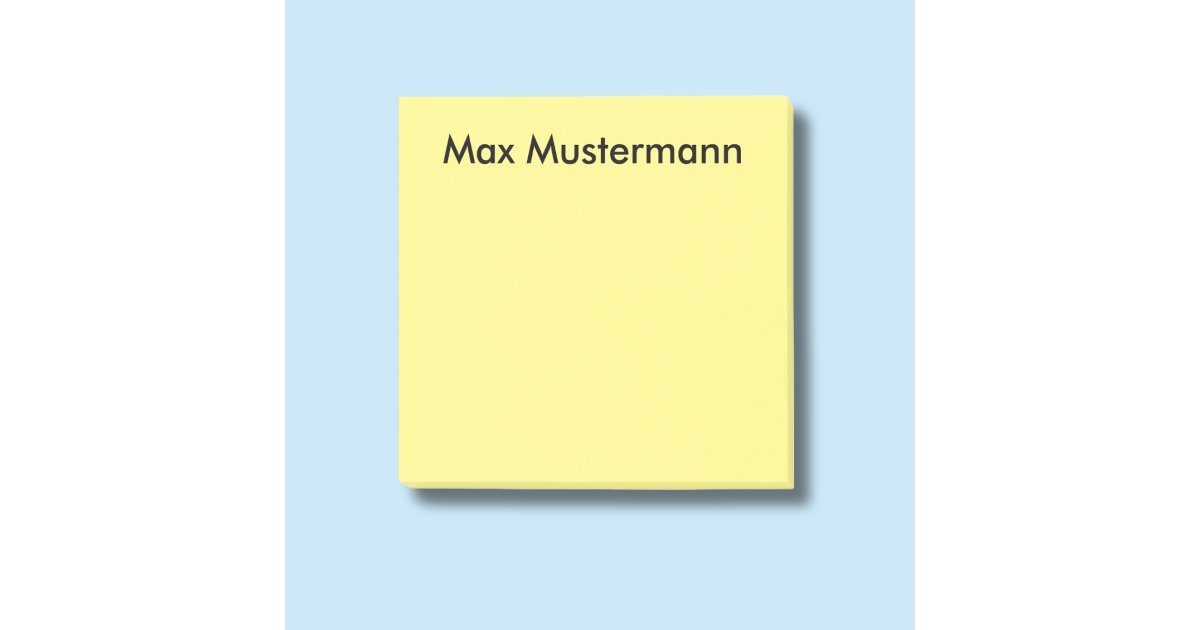personalized post-it notes | Zazzle